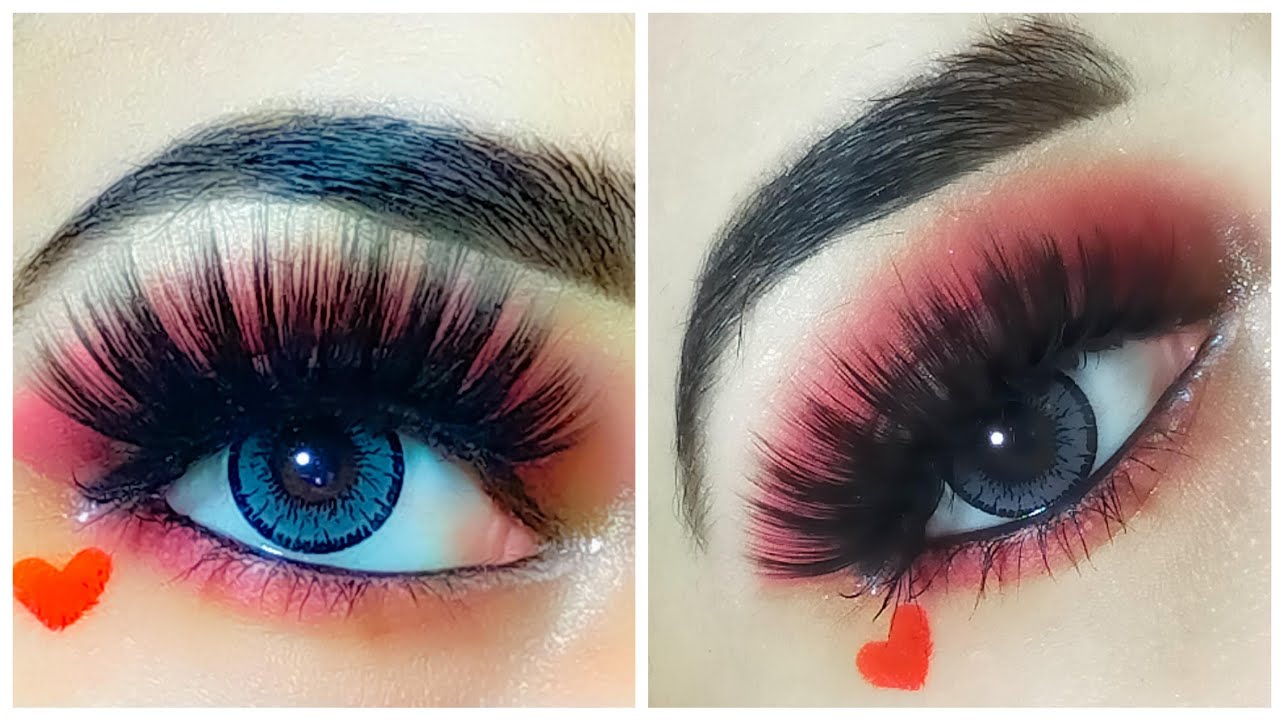 Valentine's Day ️ Eyes Makeup Tutorial || Step by step - YouTube