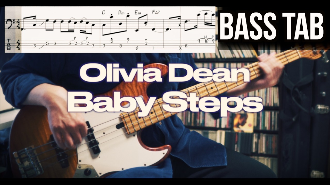 Olivia Dean - Baby Steps (Bass Cover with TABS) *Get the PDF on Patreon ...