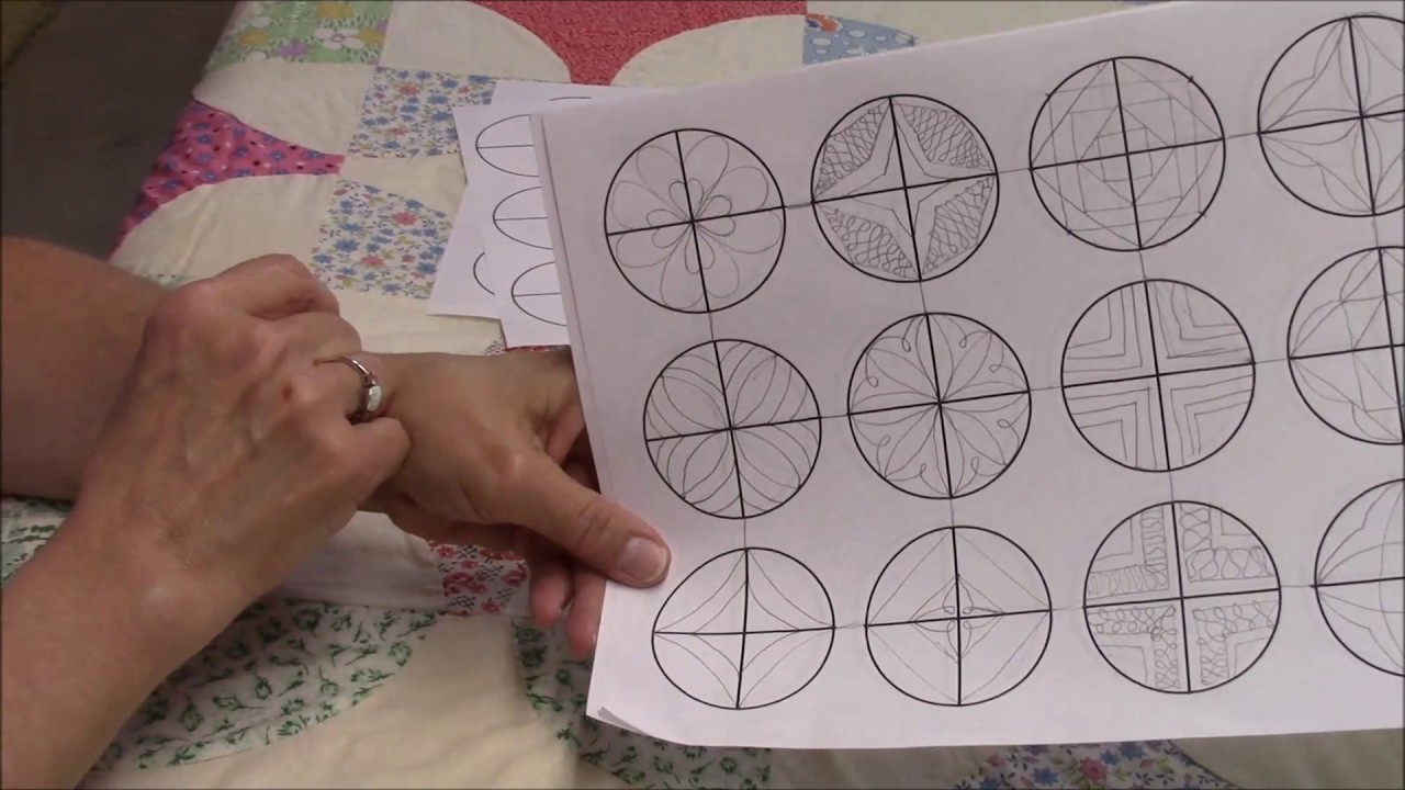 Computer Generated Quilting Design - YouTube