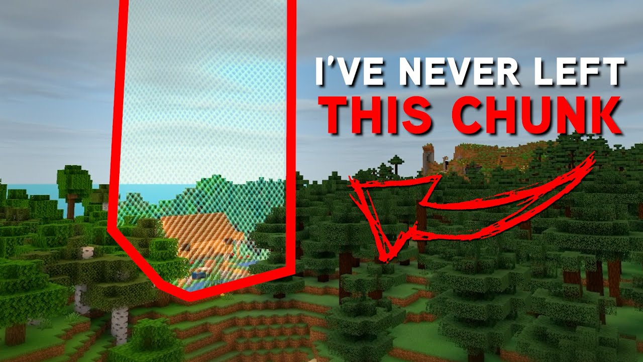 I built a city for my villagers never leaving my spawn chunk - YouTube