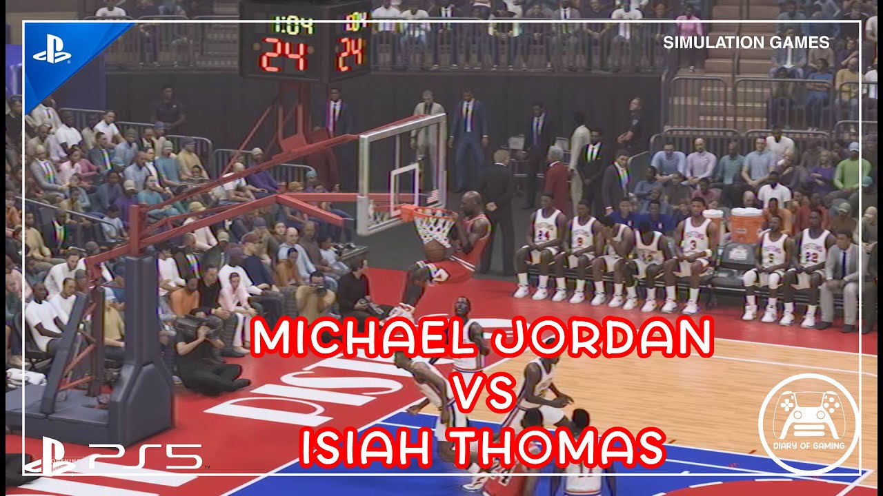 NBA 2K23 | Michael Jordan VS Isiah Thomas | NBA Classics | PS5 | - YouTube
