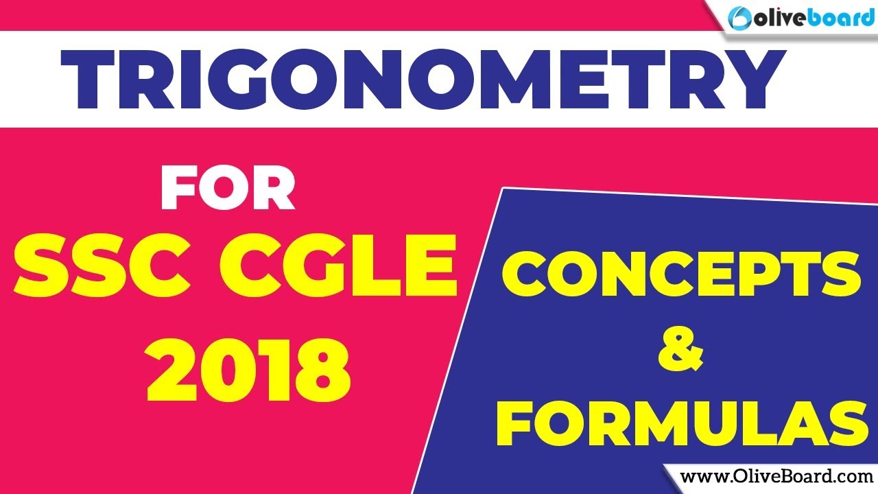 Trigonometry | SSC CGL 2018 Preparation | Part - 1 | Concepts and ...