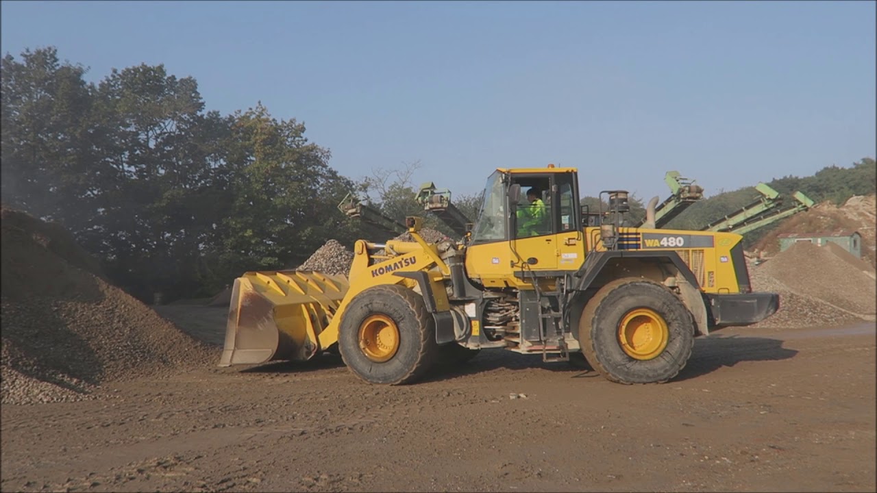 Komatsu WA 480-6 (2012-6012 h) Wheel Loader Komatsu - Chargeur - YouTube