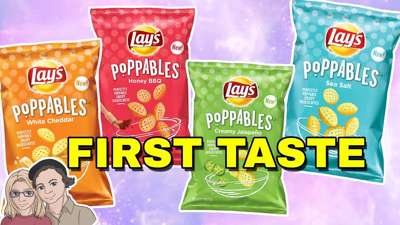 Lay's POPPABLES - All Four Flavors review - First Taste with Pomsky ...