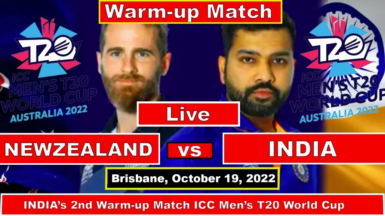 INDIA vs NEW ZEALAND LIVE SCORE | Warm-up Match | T20 World Cup - YouTube