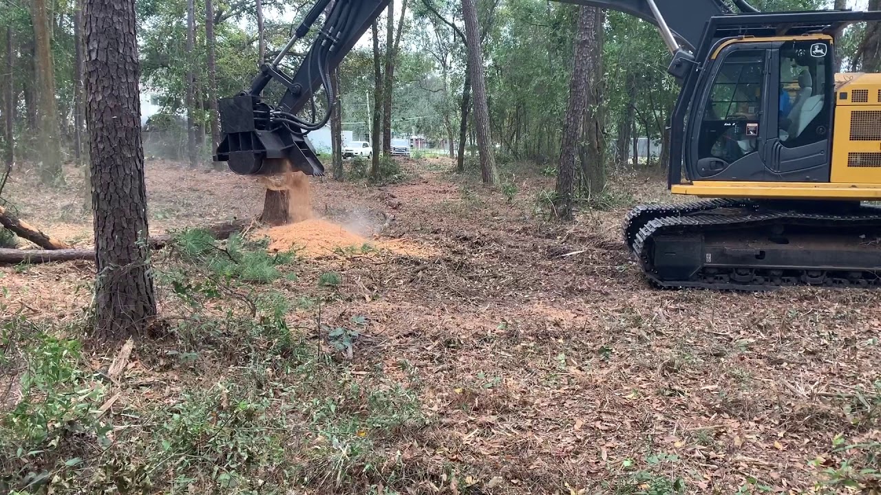 450 HP John Deere Shinn Machine (forestry mulcher) - YouTube