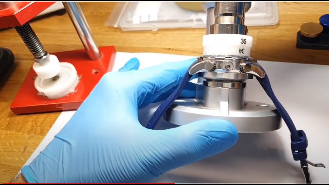 How to replace a broken watch crystal - YouTube