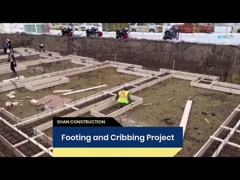 Footing and Cribbing Project - Shan Construction - YouTube