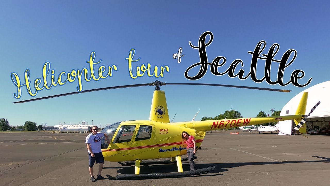 Helicopter tour of Seattle - YouTube