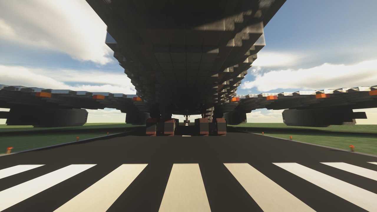 Minecraft Airbus A380 Airplane remake with working redstone lights ...