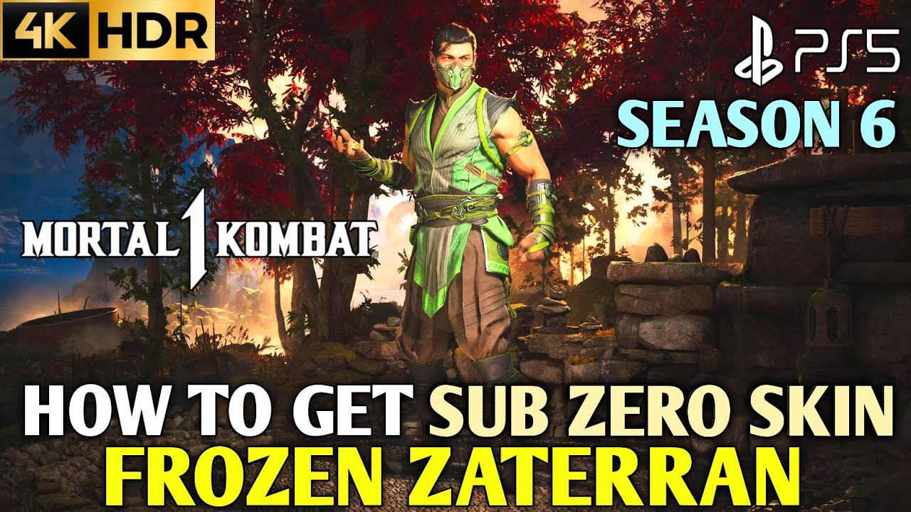 How to Get Frozen Zaterran Sub Zero Skin MORTAL KOMBAT 1 Sub Zero Skin ...