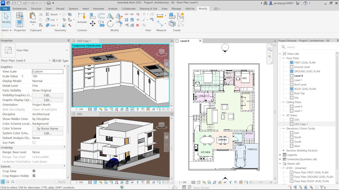Video 6 - Tiling and Painting in Revit - YouTube