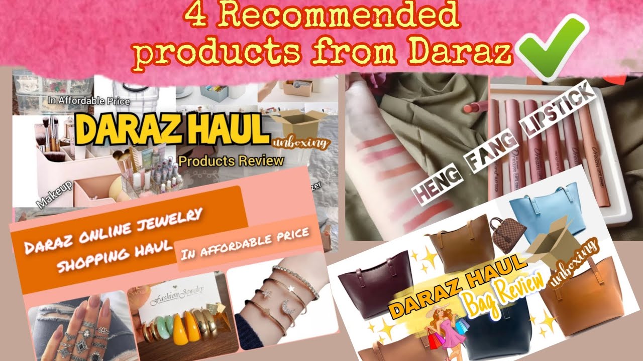 Daraz Shopping haul 🛍️| Recommended Products - YouTube