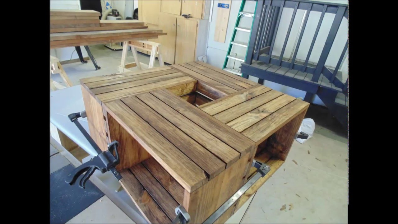Crate Table DIY - YouTube