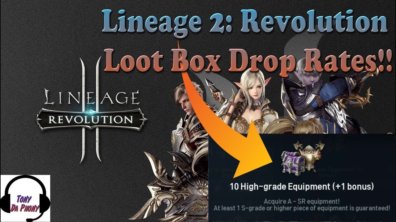 Lineage 2: Revolution Loot Box Drop Rates?! - YouTube