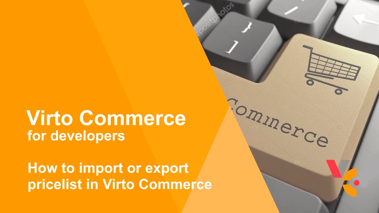 How to import / export pricelist in Virto Commerce B2B platform - YouTube