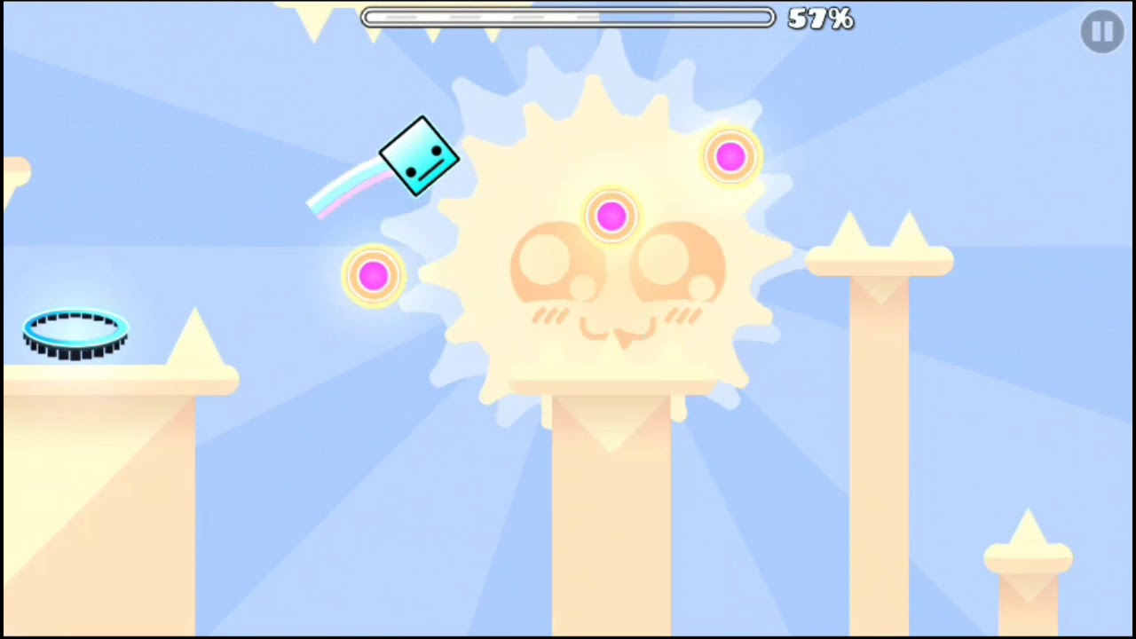 El nivel mas BELLO de GD!! Geometry Dash 2.11~Sunshine [by Unzor] - YouTube