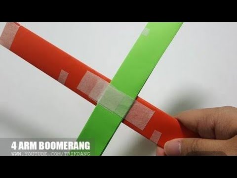 How to make BOOMERANG in easy way that really comes back - YouTube