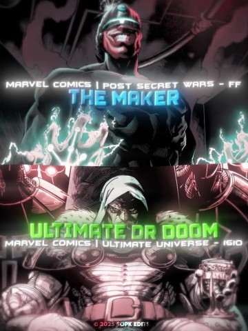 The Maker vs Ultimate Doom (Comics) #fyp #1v1 #wisedit #viralshort #mcu ...