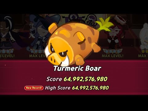 Best Team Top1% Oink! Turmeric Boar 64 Billion++ Guide I Cookie Run ...