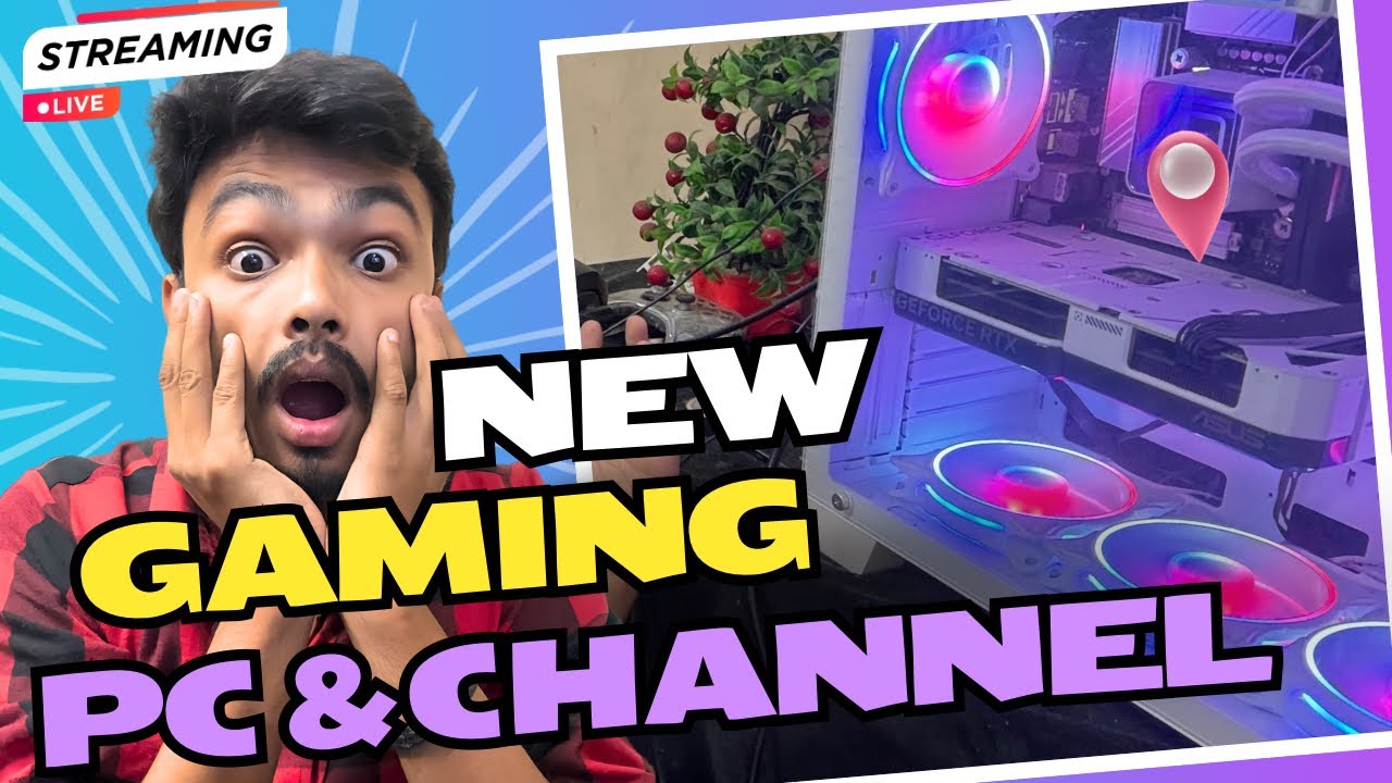 My new gaming pc | New gaming channel live - YouTube
