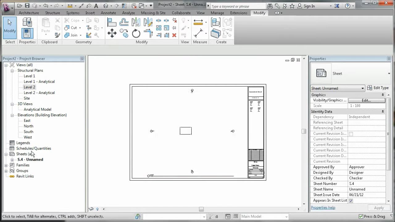 Revit - different sizes titleblock family - YouTube