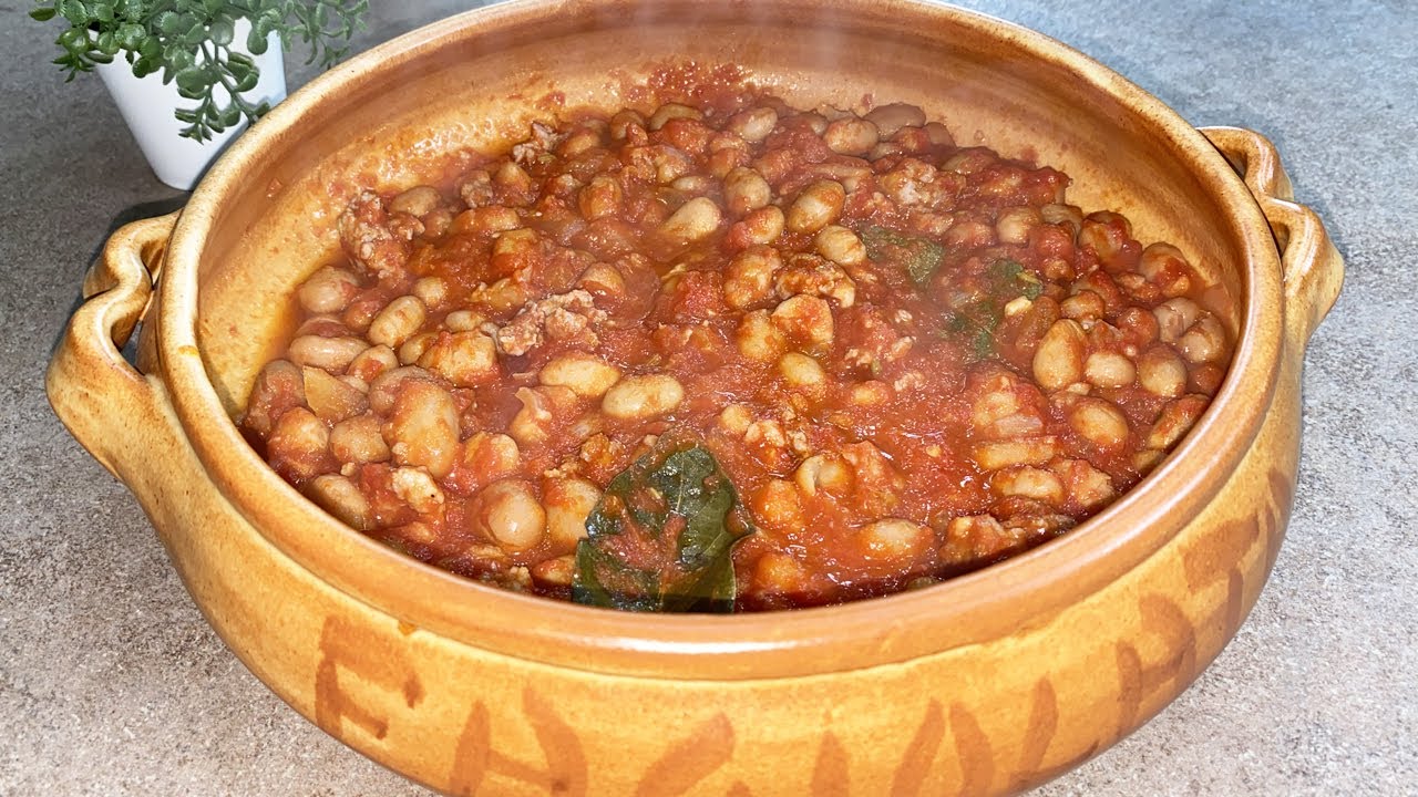 FAGIOLI ALLA BUD SPENCER RICETTA ORIGINALE - YouTube