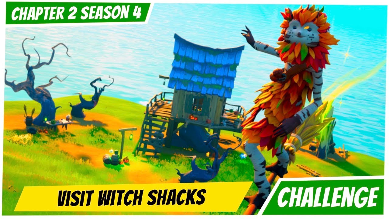 Visit Different Witch Shacks - FORTNITE CHALLENGES GUIDE! - YouTube