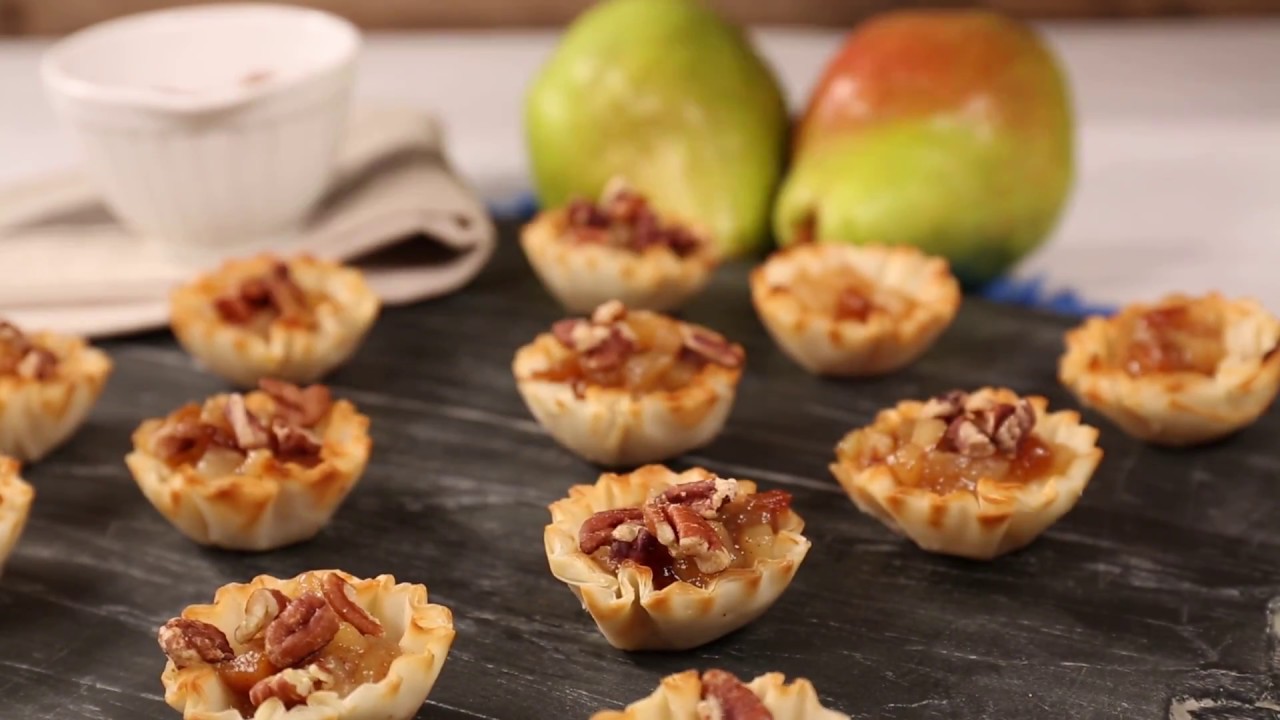 Phyllo Cups with Pear Chutney, Brie and Pecans | RECIPE from Produce ...