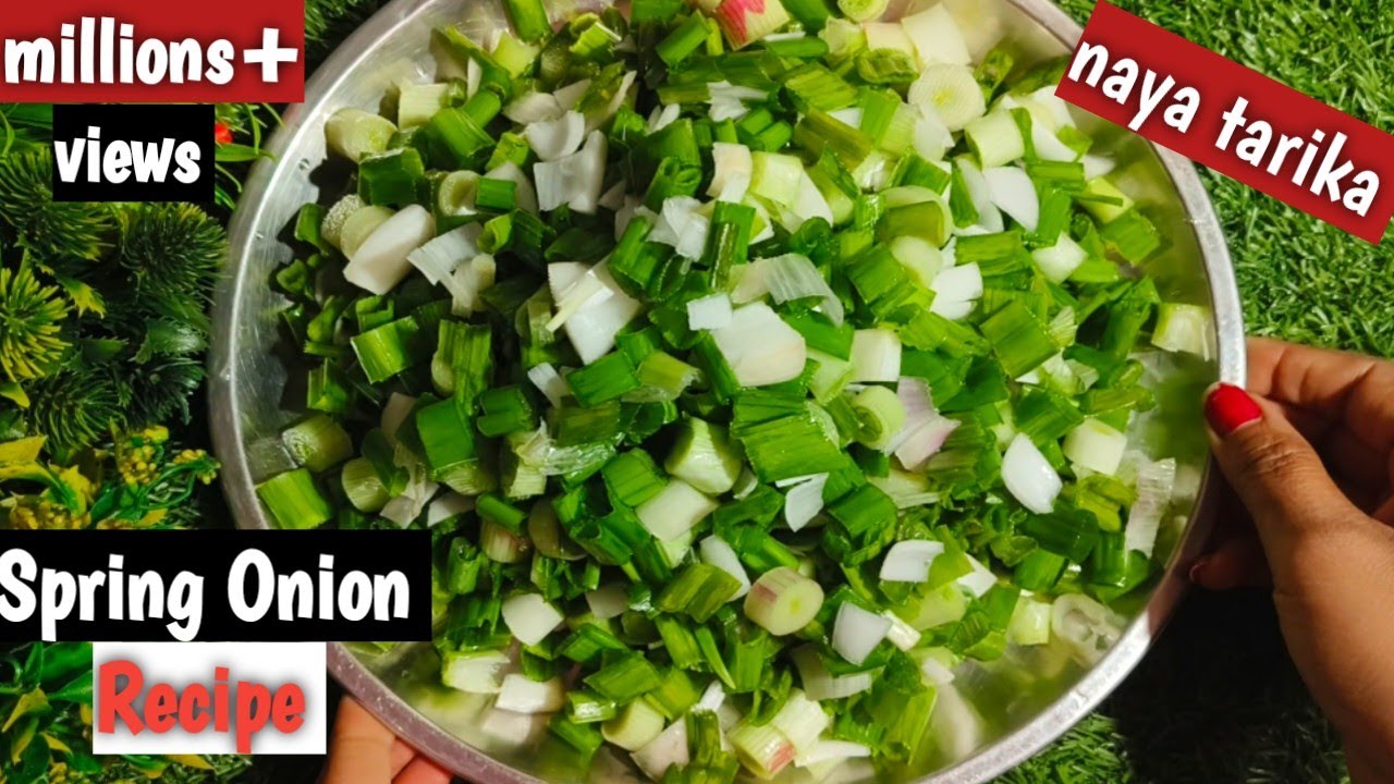 Spring Onion Curry|Hare Pyaz Ki Sabzi|Spring Onion Sabzi|Pyaz Ki Patti ...