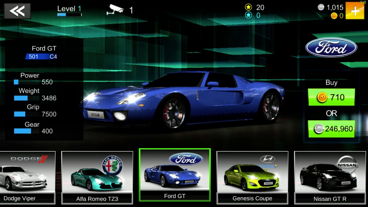 GT Speed Club All Cars/Car List - YouTube