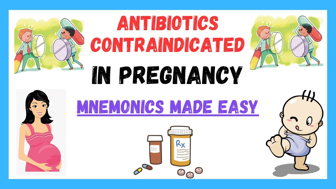 Antibiotics Contraindicated in Pregnancy, Pharmacology Mnemonics ...