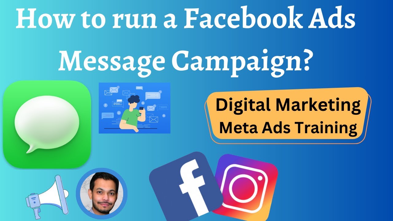 Facebook Ads Message Campaign Setup in Digital Marketing Course - YouTube
