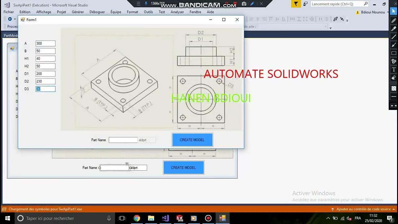 Automate Solidworks with C and Visual Studio Api - YouTube