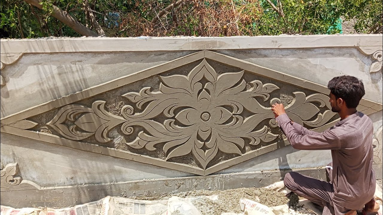 plaster design from Pakistan - YouTube
