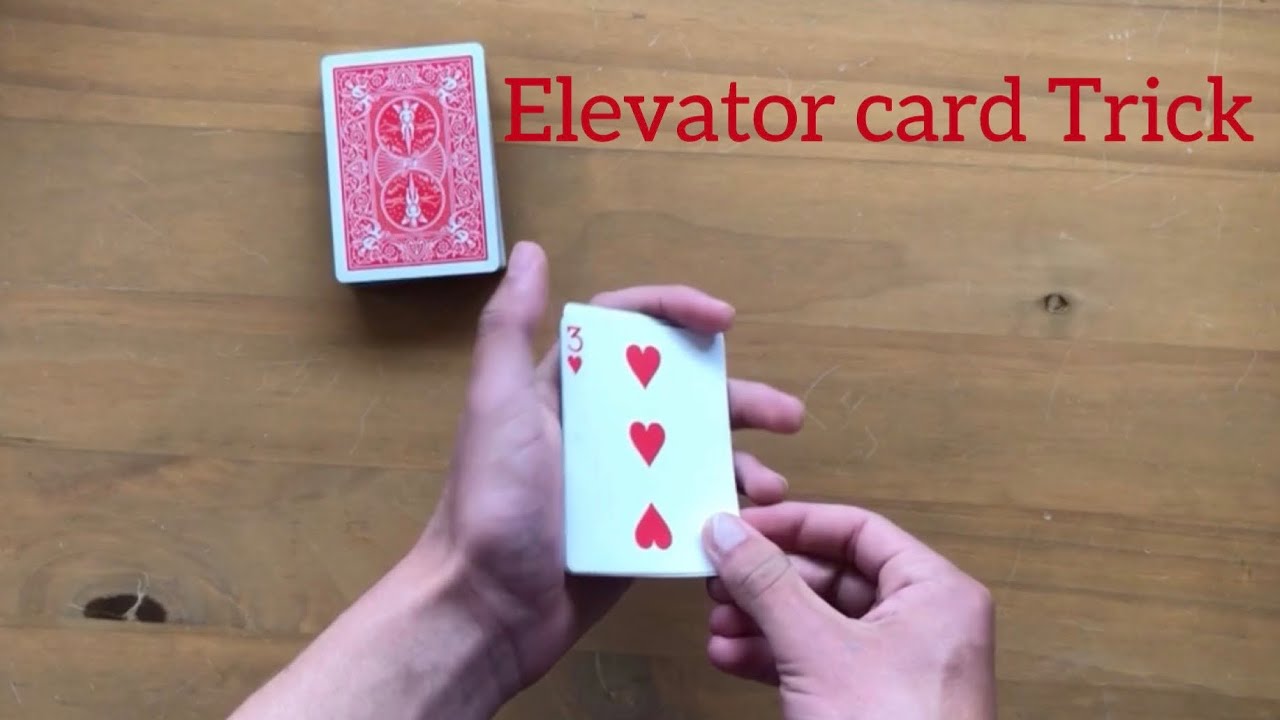 Amazing elevator card trick! - YouTube