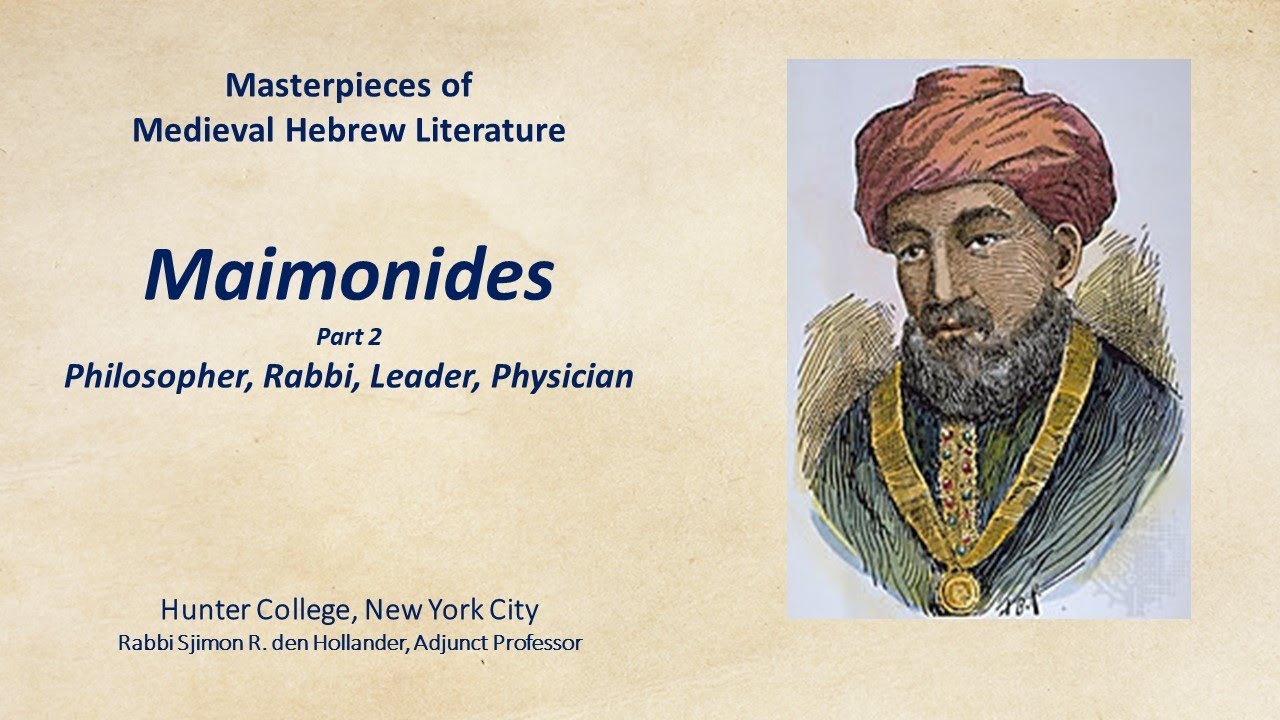 Maimonides; Philosopher, Rabbi, Leader, Physician - YouTube