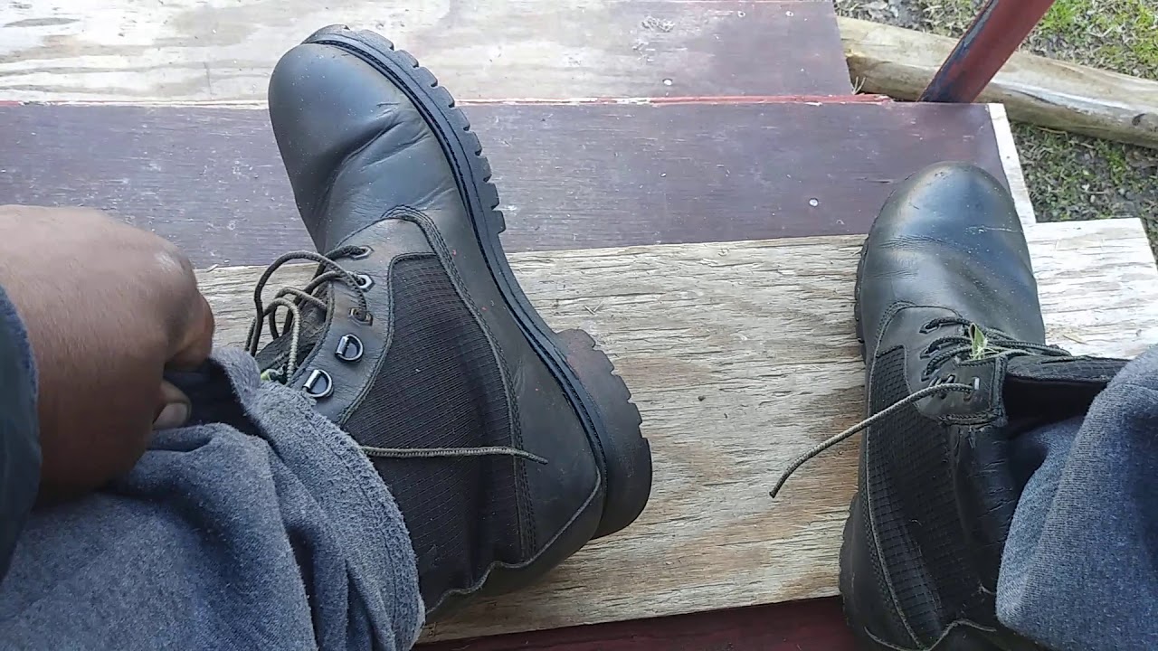 Timberland snake canvas boots these are great for auto detailing - YouTube