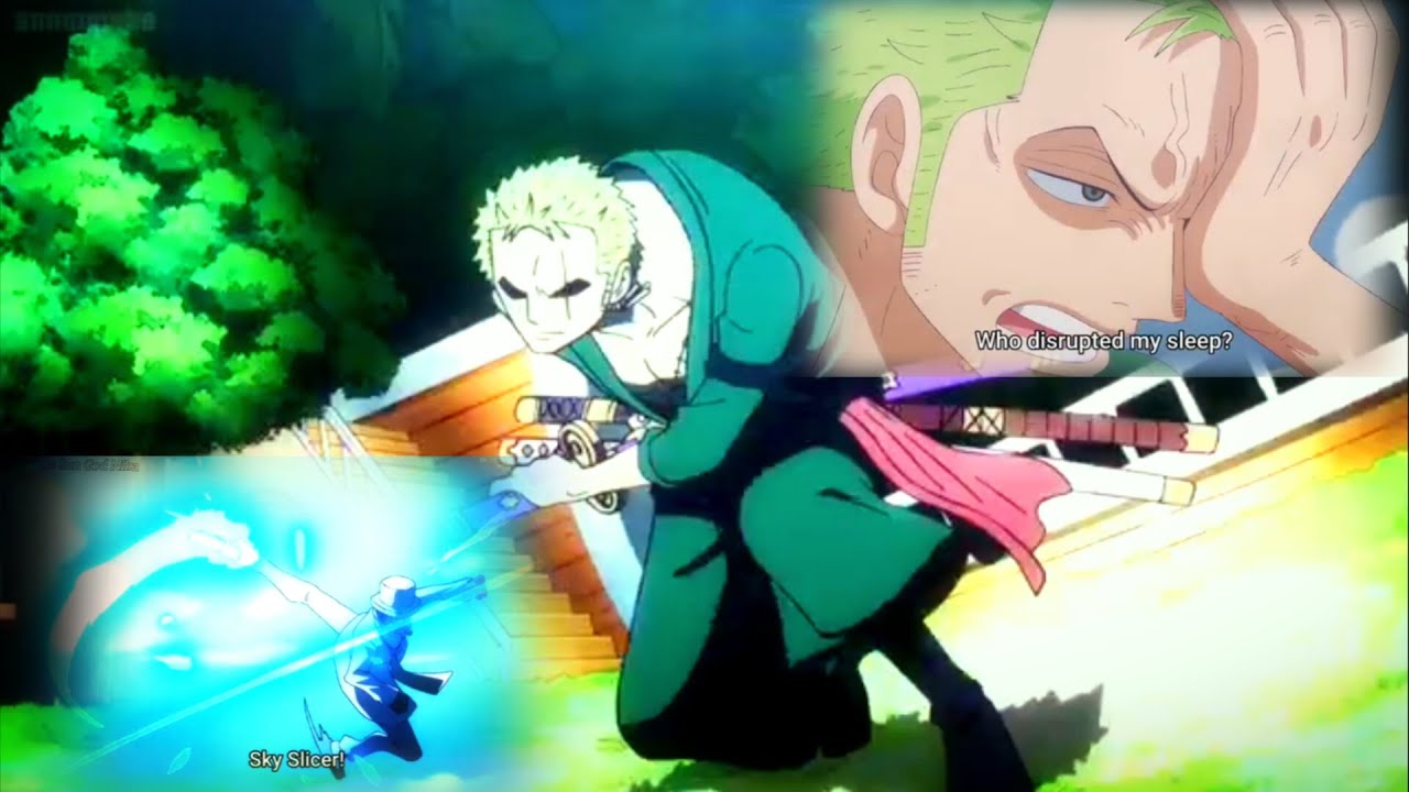 Zoro protect the sunny from kaku's tampest kick |one piece episode 1103 ...