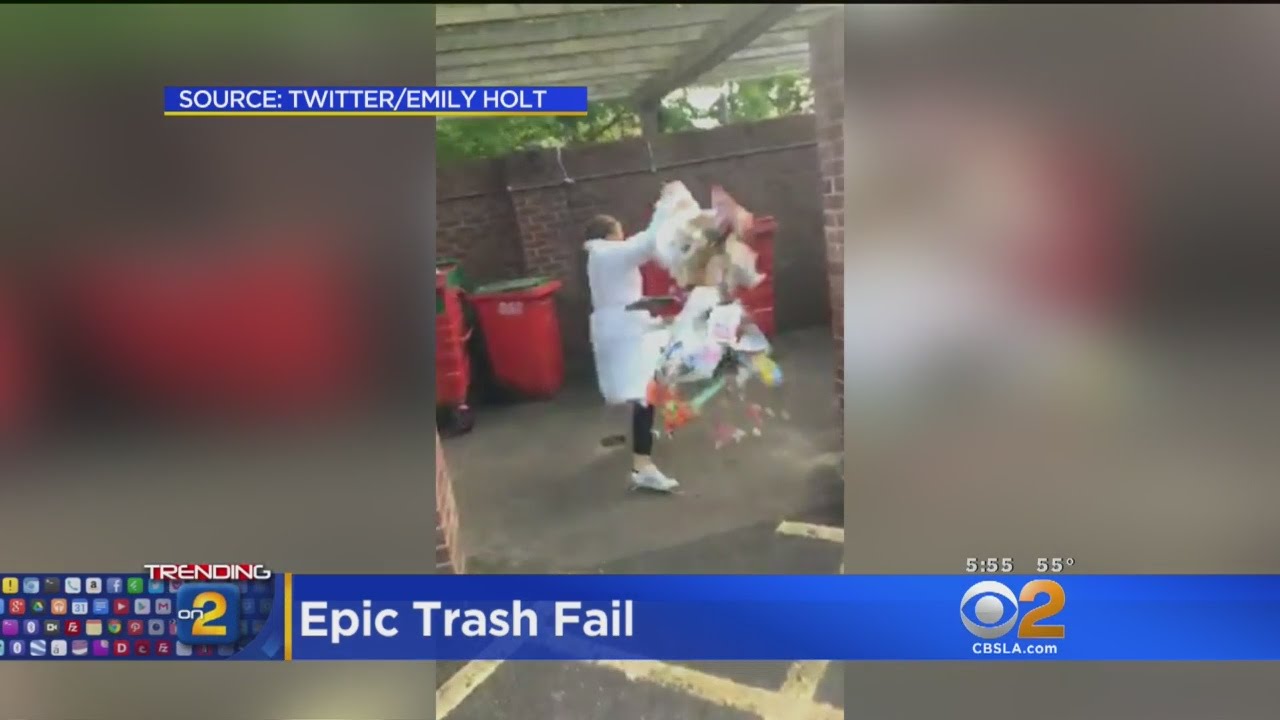 Trending On 2: Epic Trash Fail - YouTube