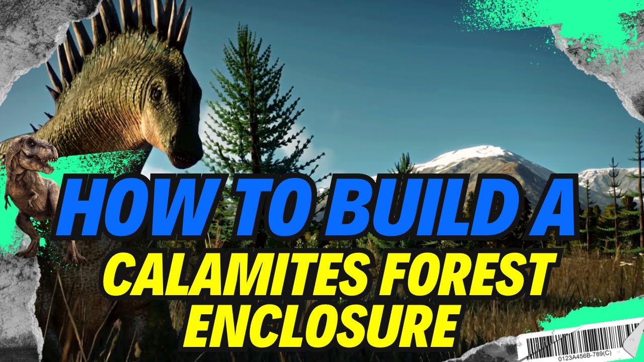 Jurassic World Evolution 2, How to make a Calamites Forest Enclosure ...