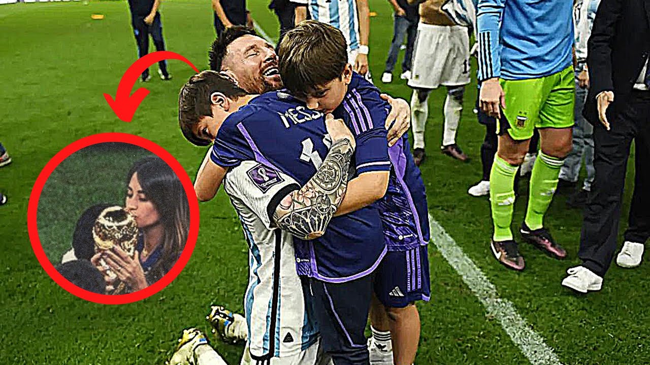 Cenas LOUCAS da Comemoração de Lionel MESSI & Argentina 🏆 - YouTube