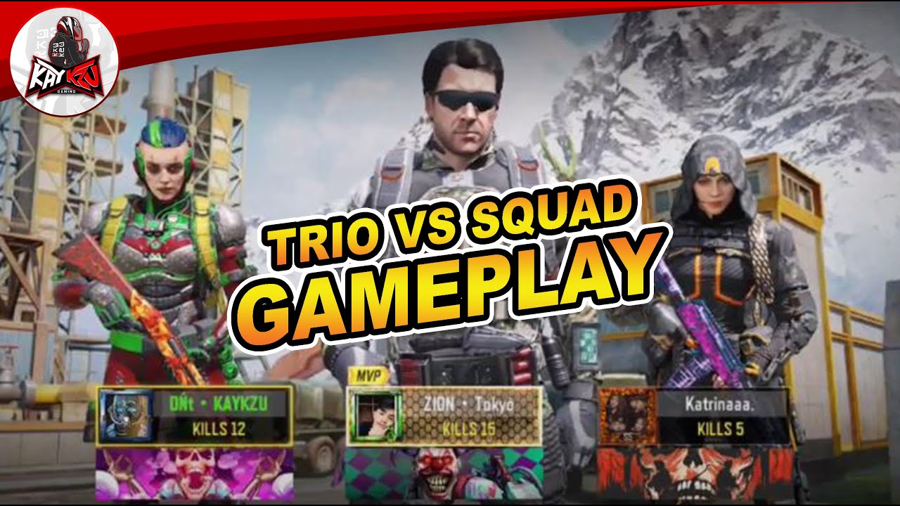 TRIO VS SQUAD | CODM BATTLE ROYALE - YouTube