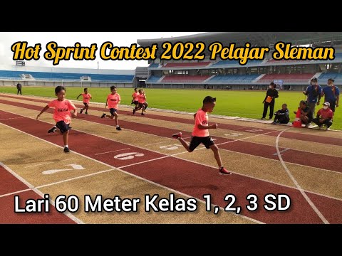 LARI 60 METER KELAS 1, 2, 3 SD | HOT SPRINT CONTEST PELAJAR SLEMAN