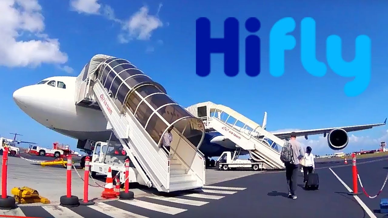 HIFLY AIRBUS A340 500 / TAHITI - LOS ANGELES - YouTube