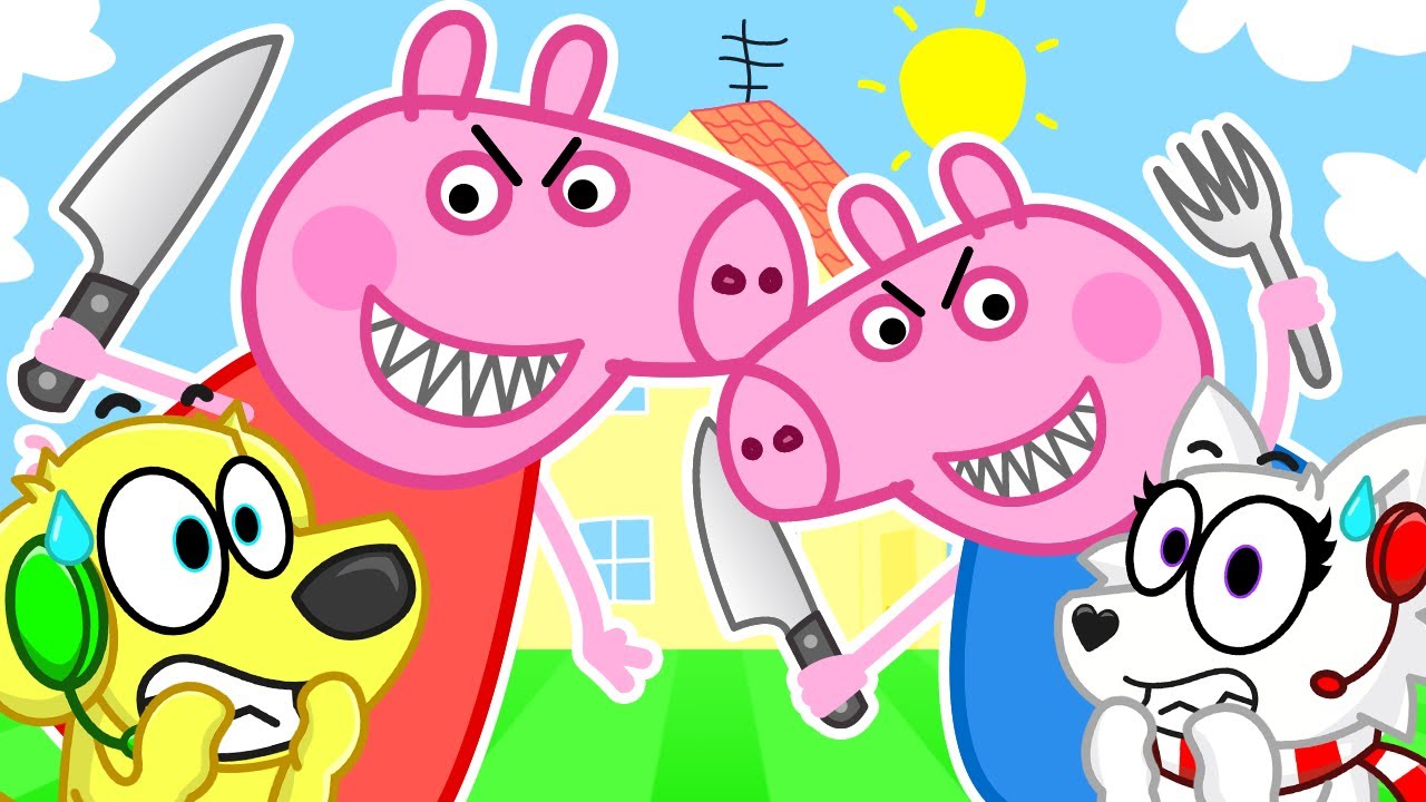 EVIL PEPPA PIG is HUNGRY... RUN!! Roblox HUNGRY PIG Survival - YouTube