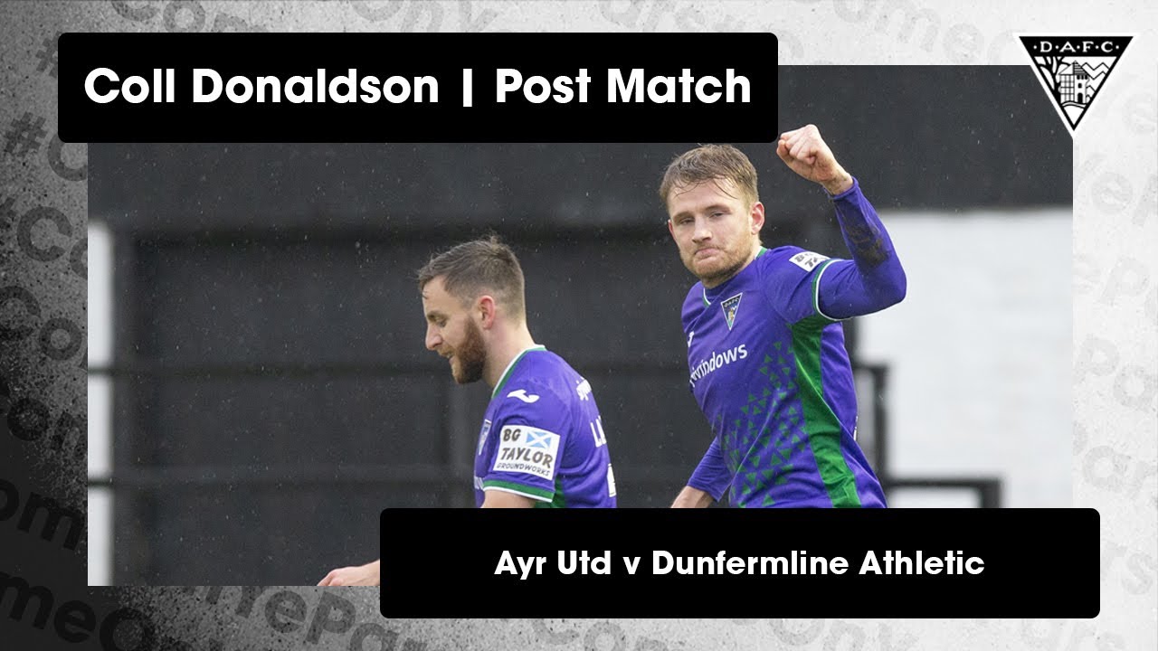 Ayr United | 05/02/2022 | Coll Donaldson - YouTube