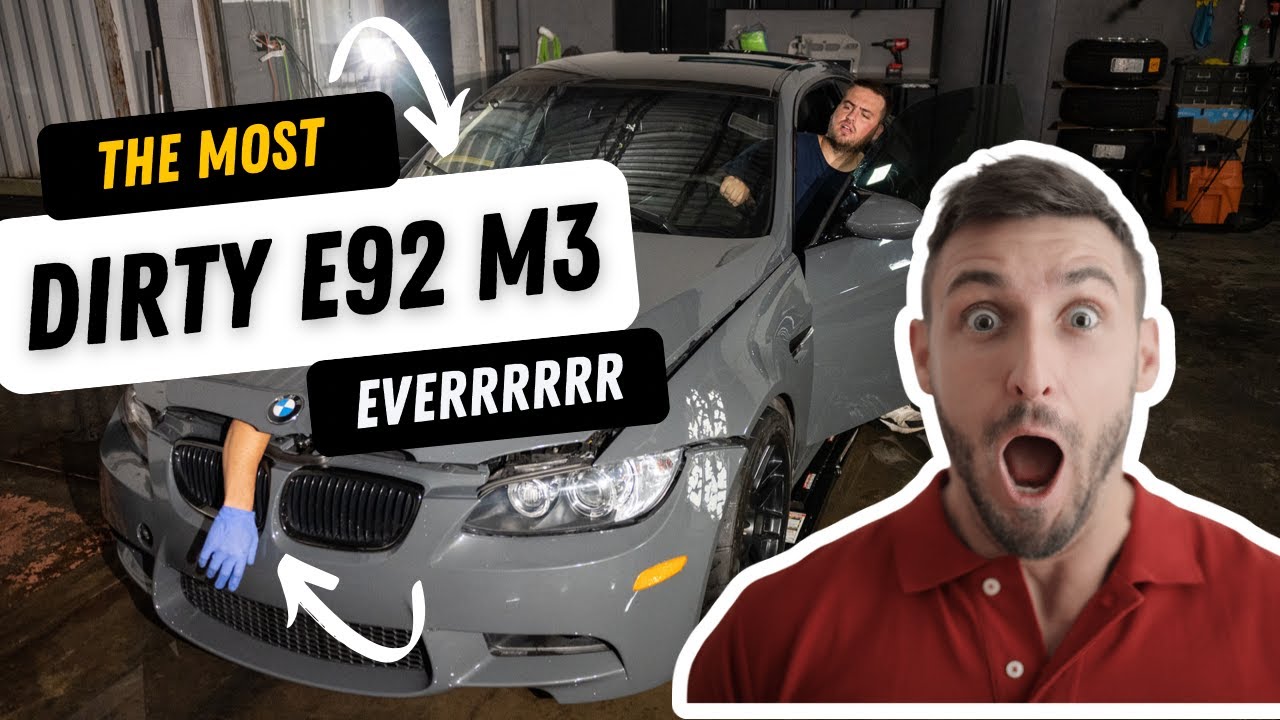 The MOST DIRTY E92 M3!!! | Getting prepped for the ULTIMATE build ...
