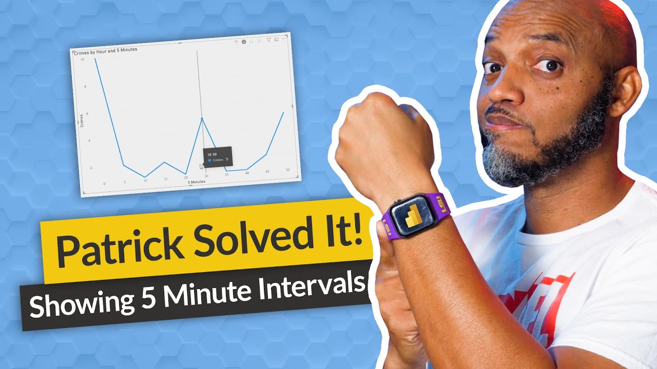 How to show 5 minute intervals in Power BI? - YouTube