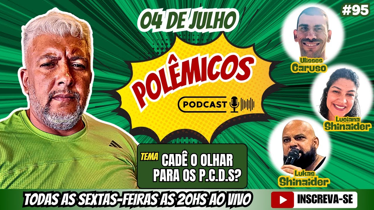Polemicos Podcast #95 - Ulisses Caruso, Luciana Shinaider e Lukas ...